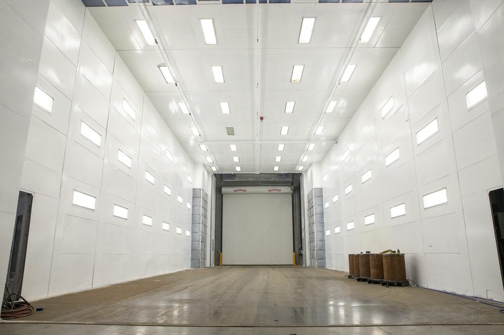 A look at a modern water tank fabricating facility
