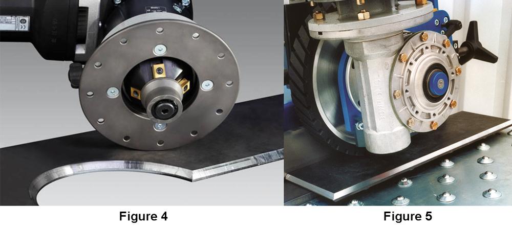 Beveling plate without the HAZ