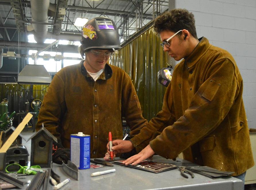 Learning to weld in SparkForce summer camp