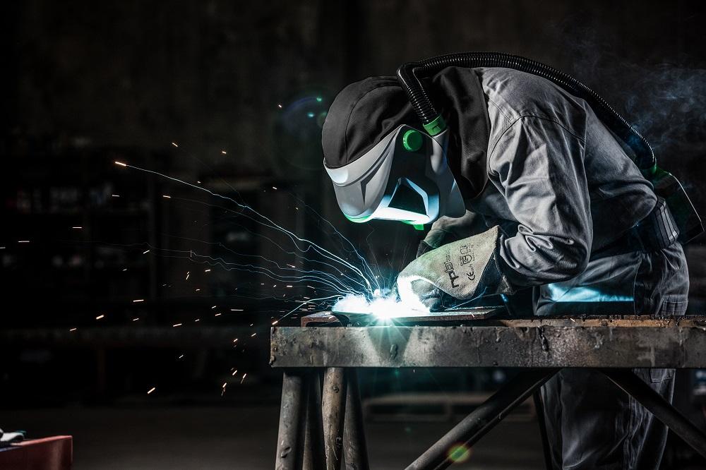Lightweight Z4 welding respirator from RPB Safety designed for comfort
