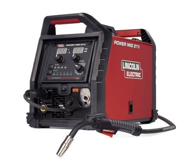 Lincoln Electric’s POWER MIG 211i welding machine offers three-step setup