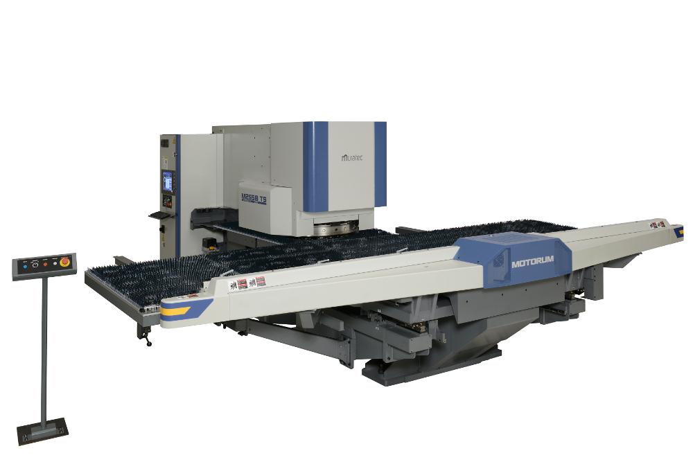 Punch press offers two tooling options