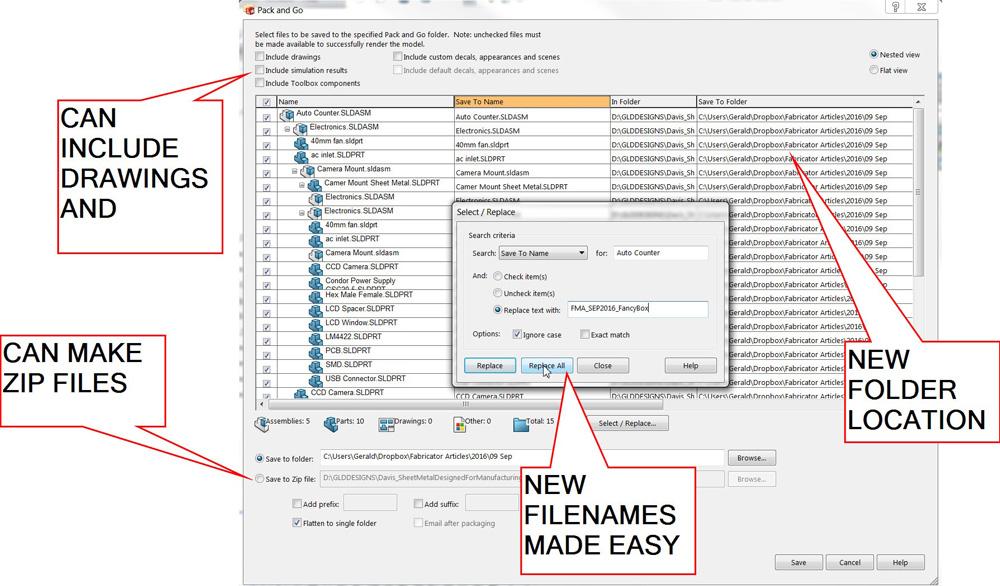 Shop technology and 3-D CAD: Changing the hierarchy and file names ...